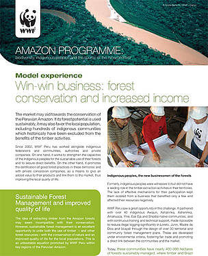 Win-win business: forest conservation and increased income | WWF