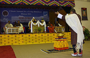 The Climate Summit for a Living Himalayas opens with a traditional ...